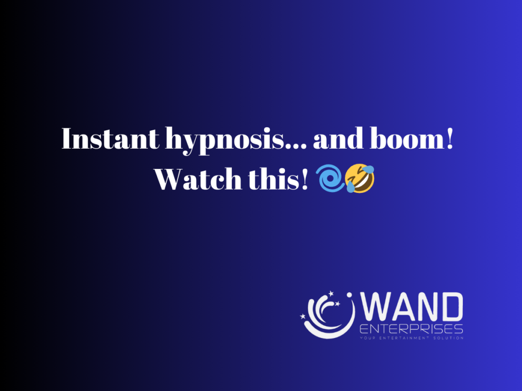 Instant hypnosis… and boom! 🤯😂 Watch this! 🌀🤣 - Wand Enterprises